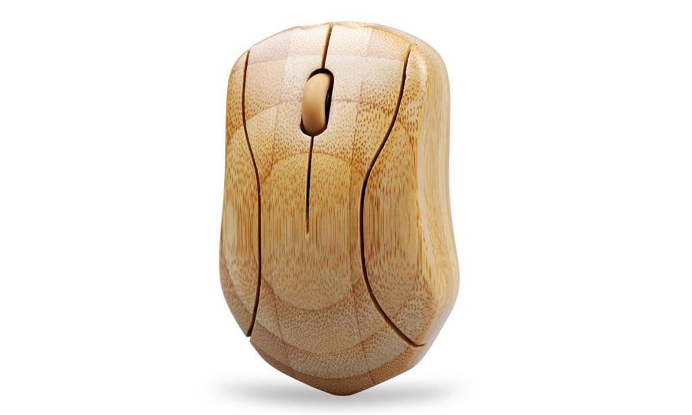Bamboo Wireless Mouse | KimJim Gift Ideas
