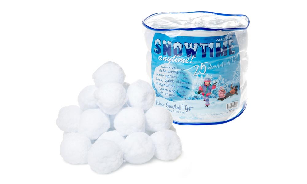 Indoor Snow Balls | KimJim Gift Ideas